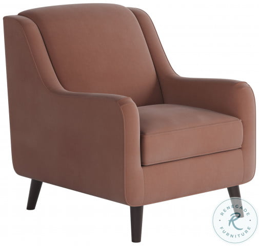 Bella Rosewood Rose Accent Chair From Southern Home Furnishings ...