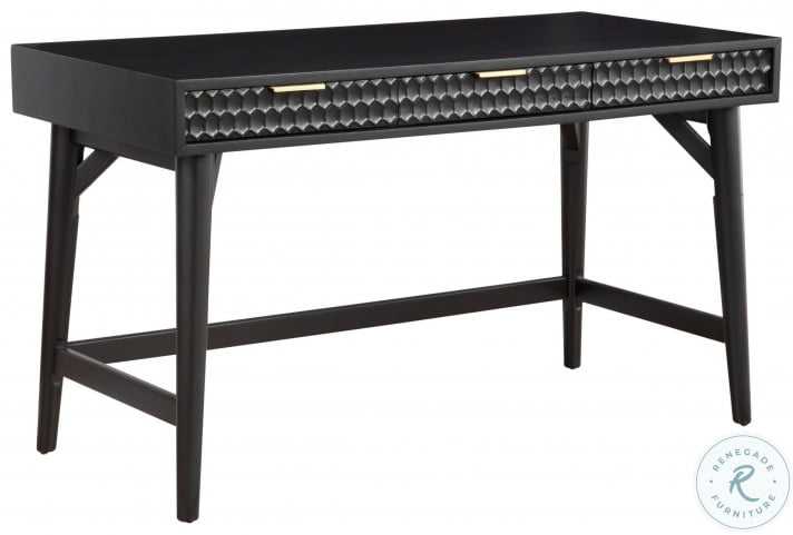 Black Pearl Large Desk From Alpine | Coleman Furniture