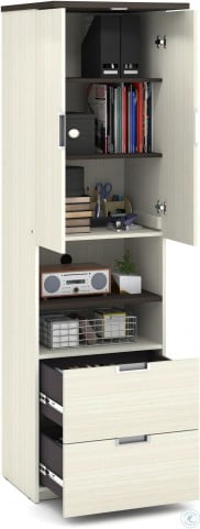Lumina White Chocolate and Dark Chocolate Drawers Storage Unit from ...
