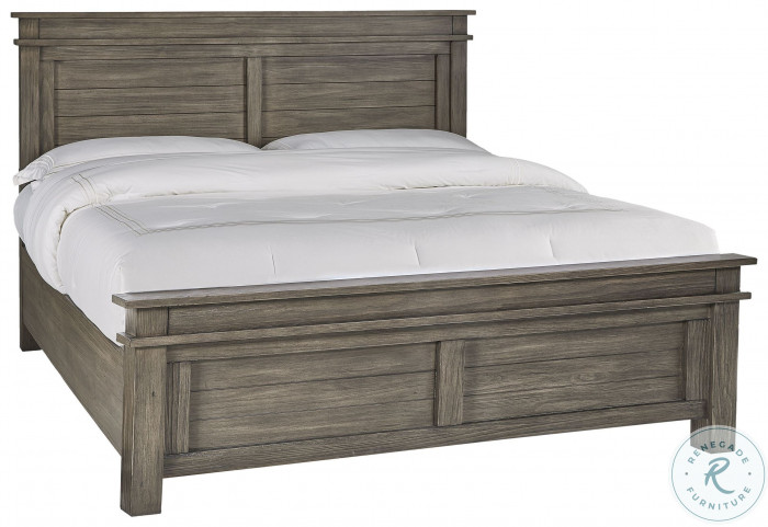 Glacier Point Greystone Queen Panel Bed from A-America | Coleman Furniture