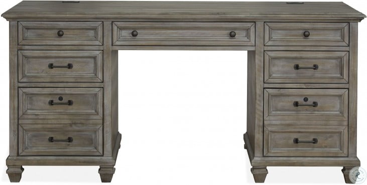 Lancaster Dove Tail Grey Executive Desk from Magnussen Home | Coleman ...