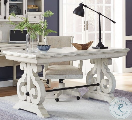 Bronwyn Alabaster Home Office Set from Magnussen Home | Coleman Furniture