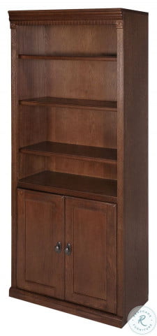Huntington Oxford Burnished Brown 6 Shelf Bookcase from Martin ...