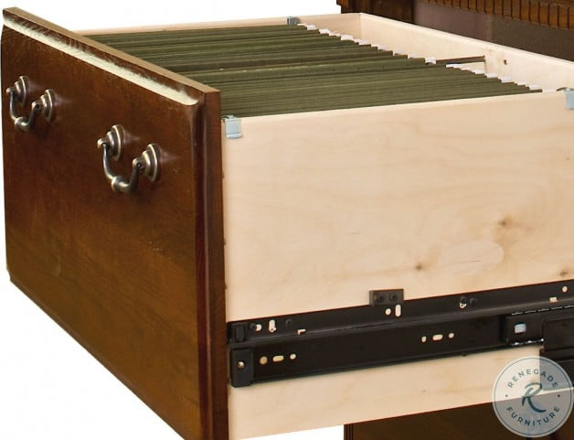 Huntington Oxford Distressed Burnish 2 Drawer Lateral File Cabinet from ...