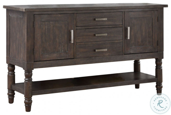 Hutchins Washed Espresso Server From Steve Silver | Coleman Furniture