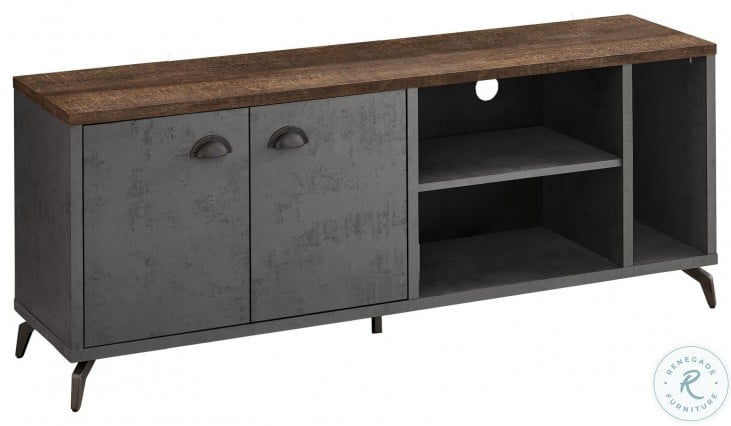 2831 Grey And Brown 60" TV Stand From Monarch | Coleman Furniture