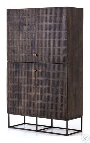 Fallon Carved Vintage Brown Kelby Cabinet from Fourhands | Coleman ...