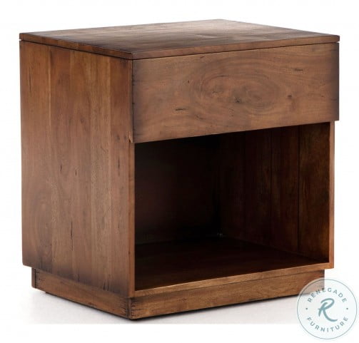 Harmon Burnt Fruitwood Duncan Nightstand From Fourhands | Coleman Furniture