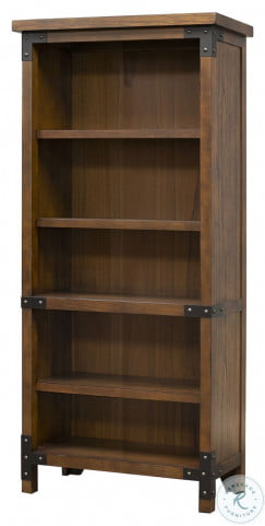 Addison Dry Auburn Open Bookcase from Martin Furniture | Coleman Furniture