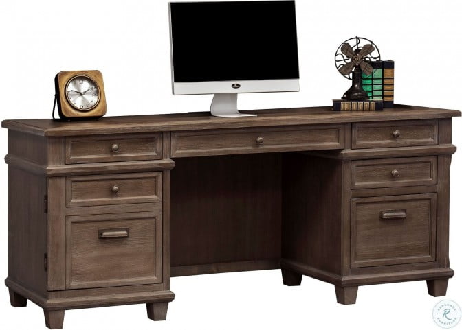 Carson Weathered Dove Desk from Martin Furniture | Coleman Furniture