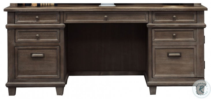 Carson Weathered Dove Desk from Martin Furniture | Coleman Furniture