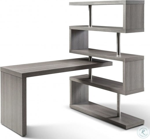 KD002 Matte Grey Office Desk from JNM | Coleman Furniture