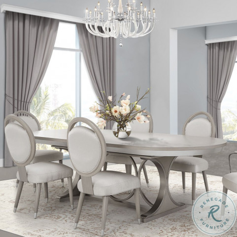 Eclipse Moonlight Extendable Dining Room Set from Aico | Coleman Furniture