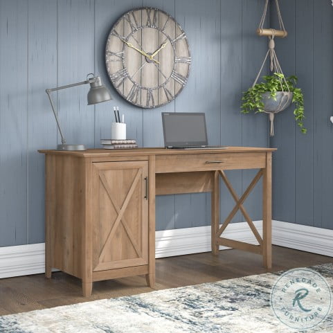 Key West Reclaimed Pine 54" Computer Home Office Set from Bush ...