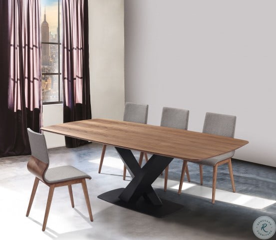 Everett Matte Black Rectangular Dining Table from Armen Living ...
