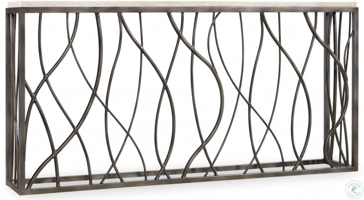 Tubular Solid Steel Console Table from Hooker | Coleman Furniture