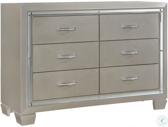 Glamour Youth Champagne Dresser from Elements Furniture | Coleman Furniture
