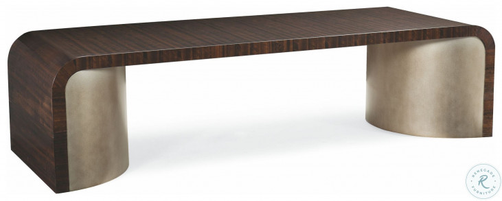 Modern Streamline Streamline Waterfall Cocktail Table from Caracole ...