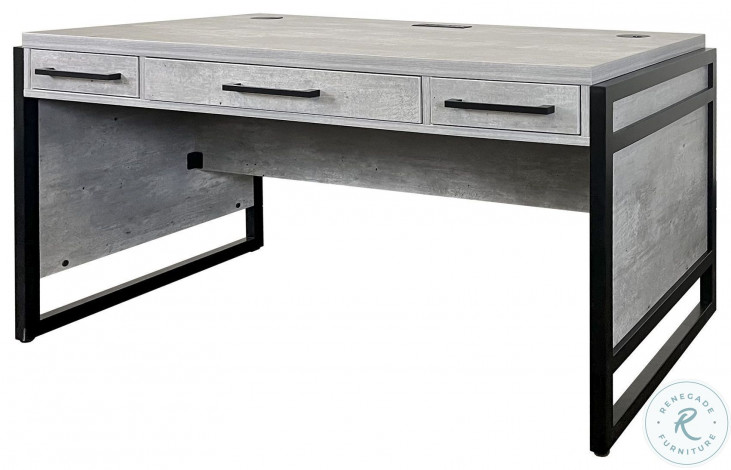 Mason Gray Writing Desk From Martin Furniture | Coleman Furniture