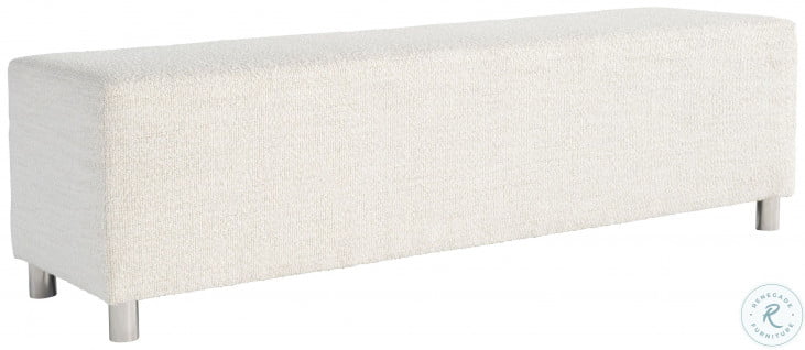 Modulum White Rectangular Bench From Bernhardt Furniture | Coleman ...