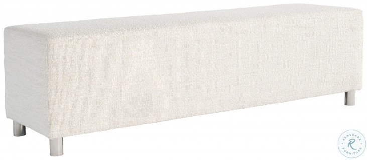 Modulum White Rectangular Bench From Bernhardt Furniture | Coleman ...