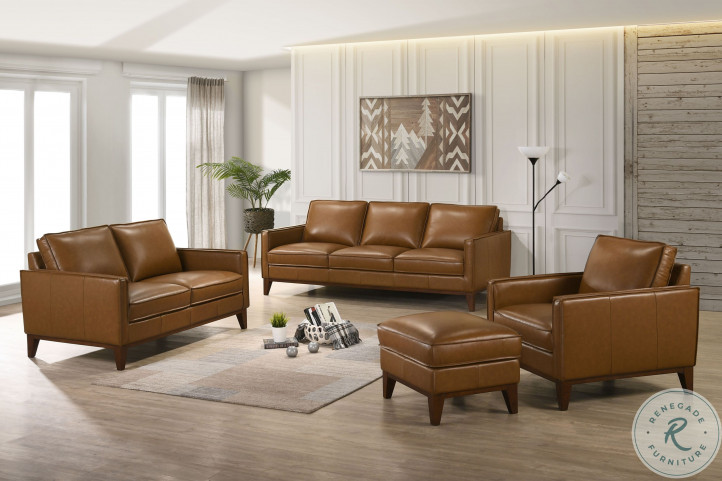 Caspar Caramel Living Room Set from New Classic | Coleman Furniture