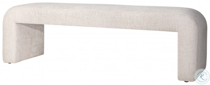 Sophia Natural Large Upholstered Bench From Jofran | Coleman Furniture