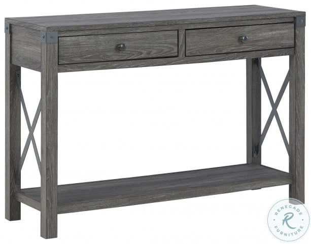 Freedan Grayish Brown Console Table From | Coleman Furniture