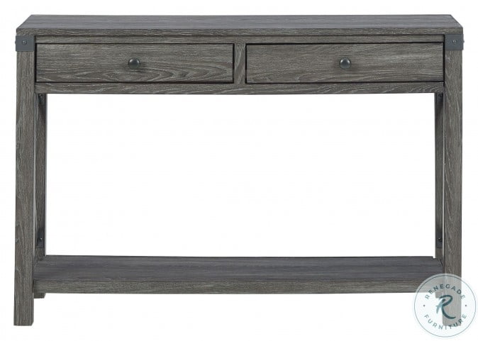 Freedan Grayish Brown Console Table From | Coleman Furniture