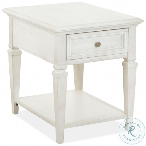 Newport Alabaster Rectangular End Table From Magnussen Home | Coleman ...