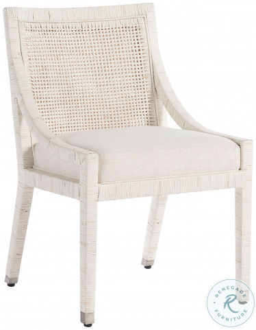 Weekender White Rattan Longboat Dining Chair From Universal | Coleman ...