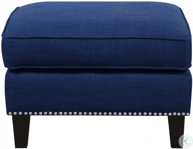 Emery Blue Chair with Ottoman from Elements Furniture | Coleman Furniture