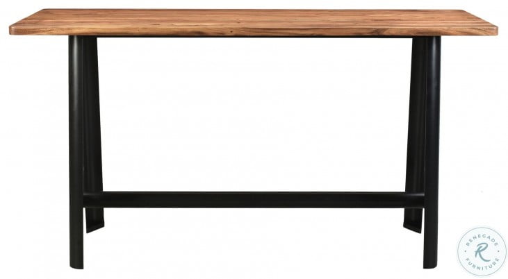 Craftsman Caramel and Matt Black Bar Table from Moes Home | Coleman ...