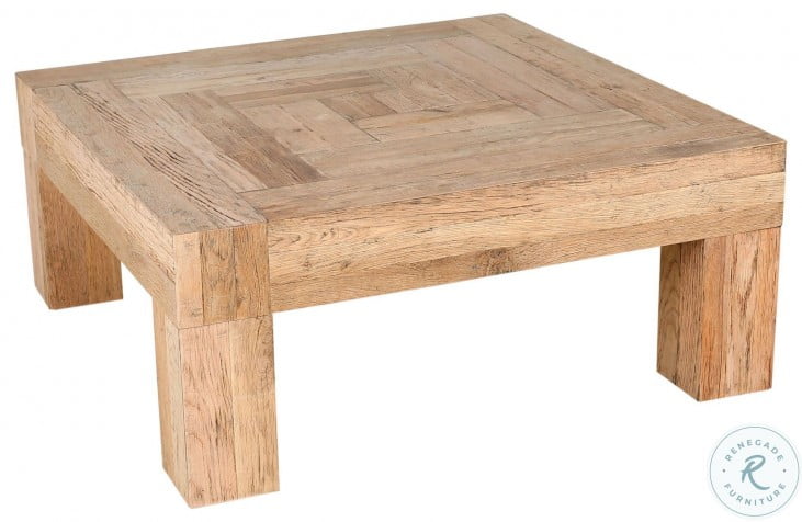 Evander Nature Wood Coffee Table From Moes Home | Coleman Furniture