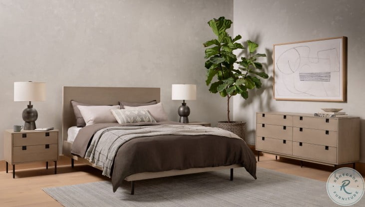 Patten Grey Wash And Antique Bronze Carly 6 Drawer Dresser From ...