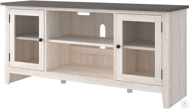 Dorrinson Two Tone 60" TV Stand from Ashley | Coleman Furniture