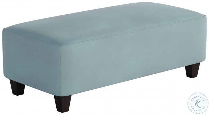 Bella Skylight Blue Rectangular Cocktail Ottoman From Southern Home ...