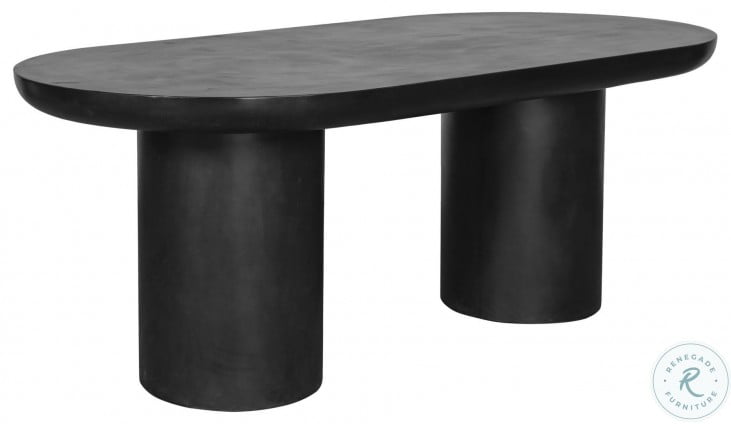 Rocca Black Dining Table From Moes Home | Coleman Furniture