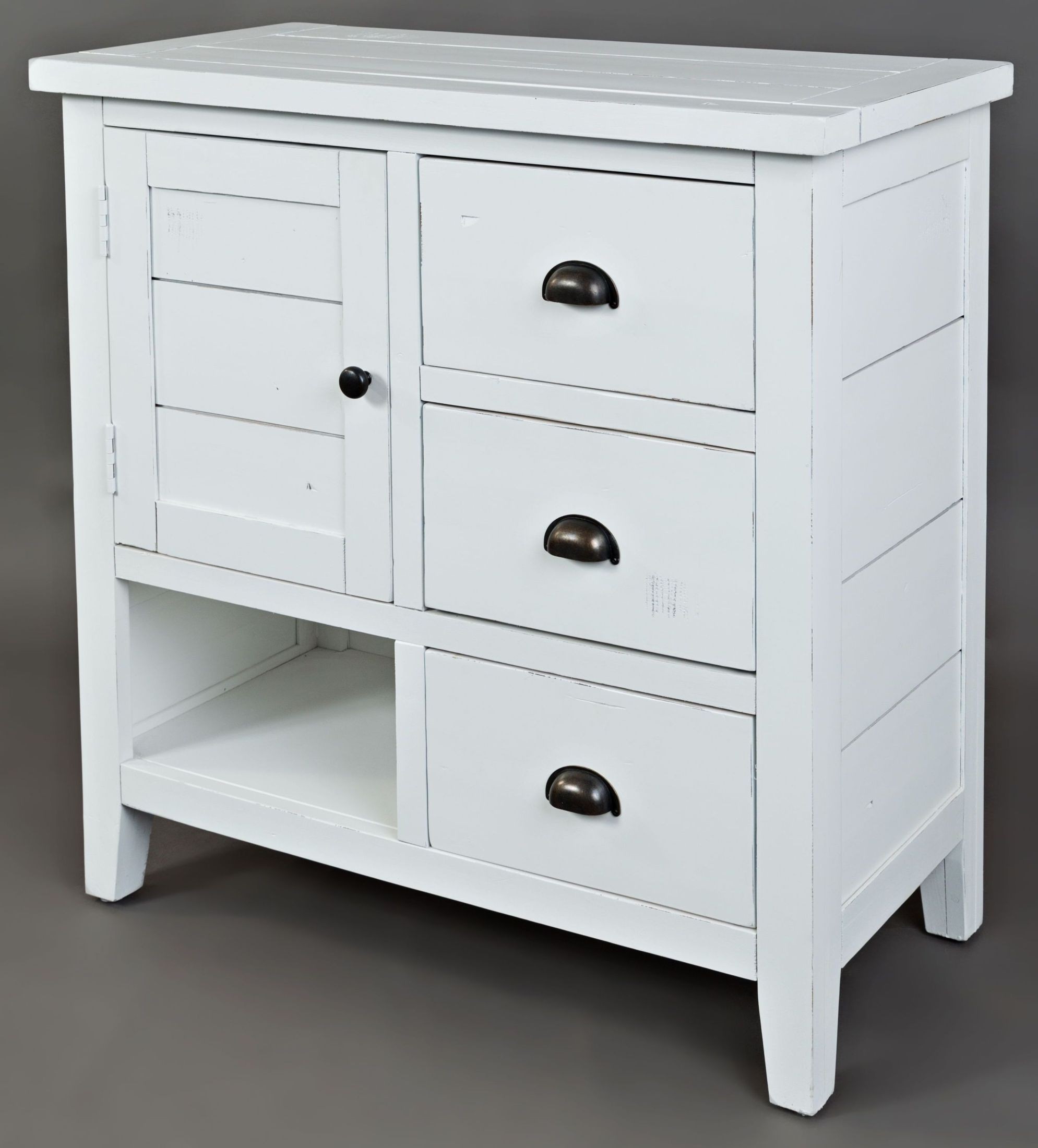 Artisan's Craft Weathered White Accent Chest from Jofran | Coleman ...