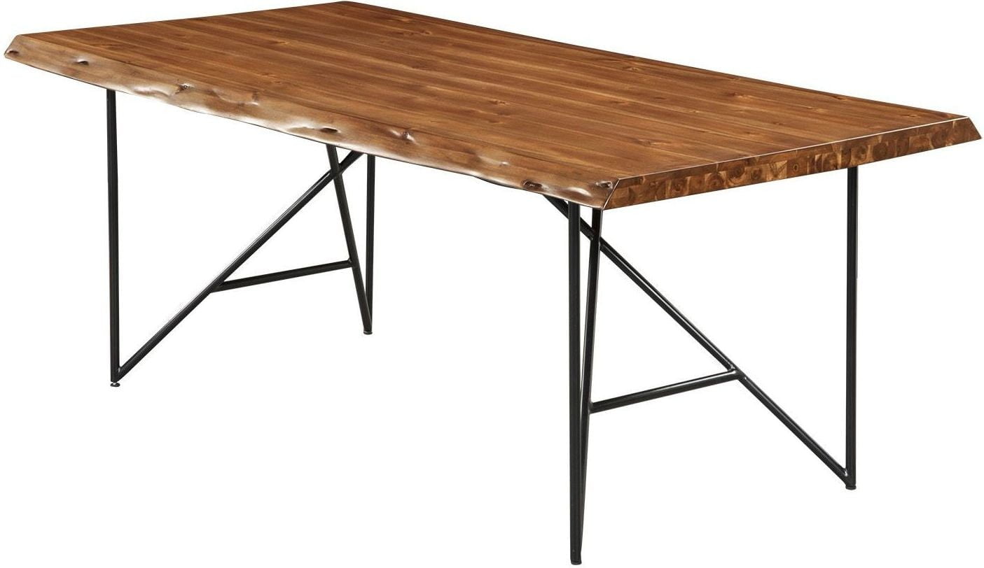 Live Edge Walnut Rectangular Dining Table from Alpine | Coleman Furniture
