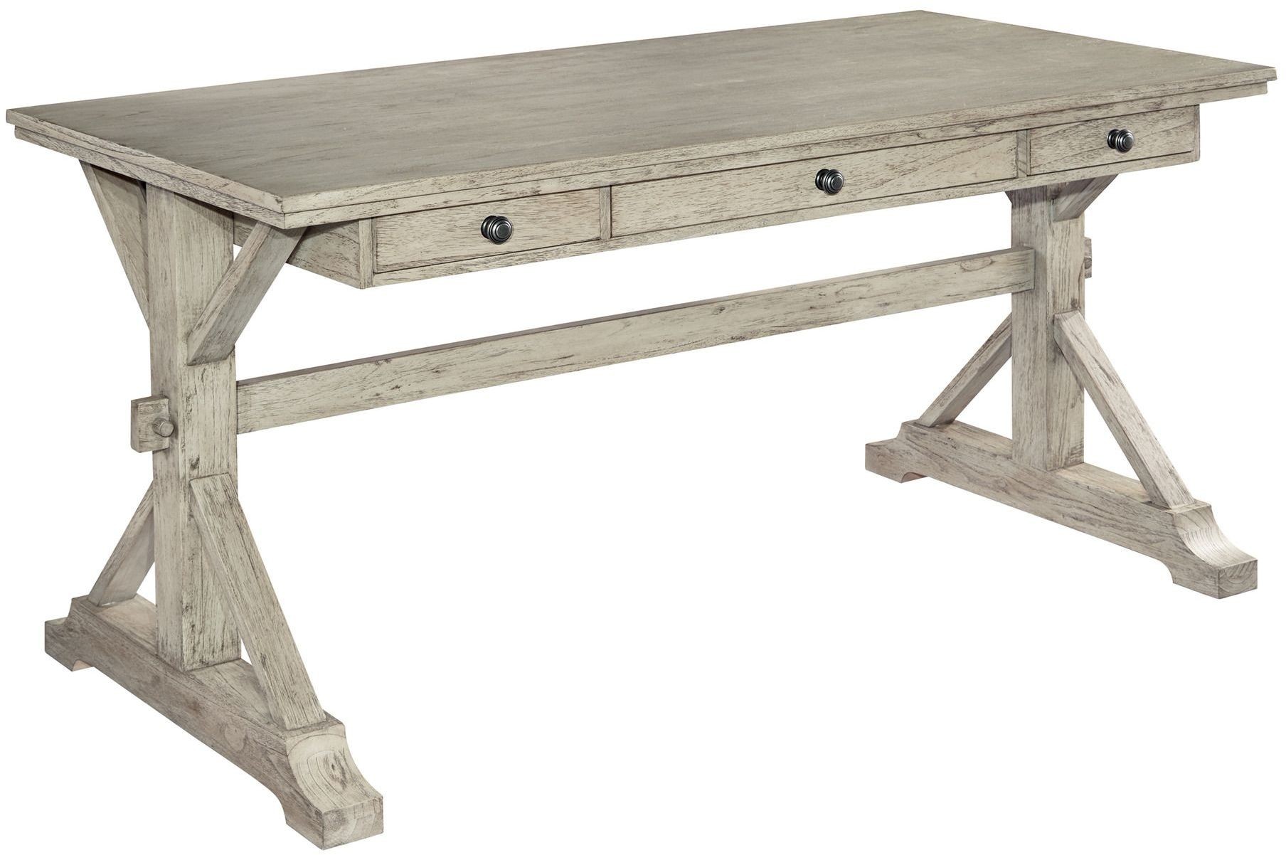 Gray X-Base Writing Desk from Hekman Furniture | Coleman Furniture