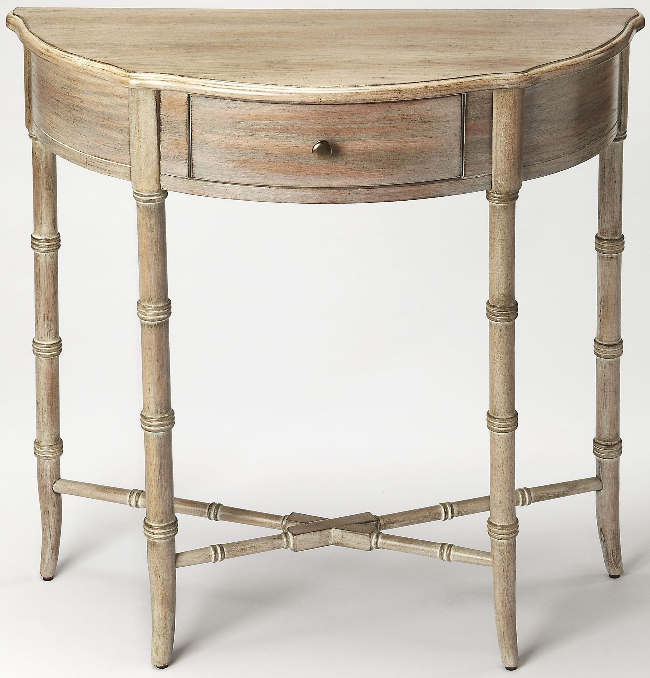 Skilling Driftwood Demilune Console Table from Butler | Coleman Furniture