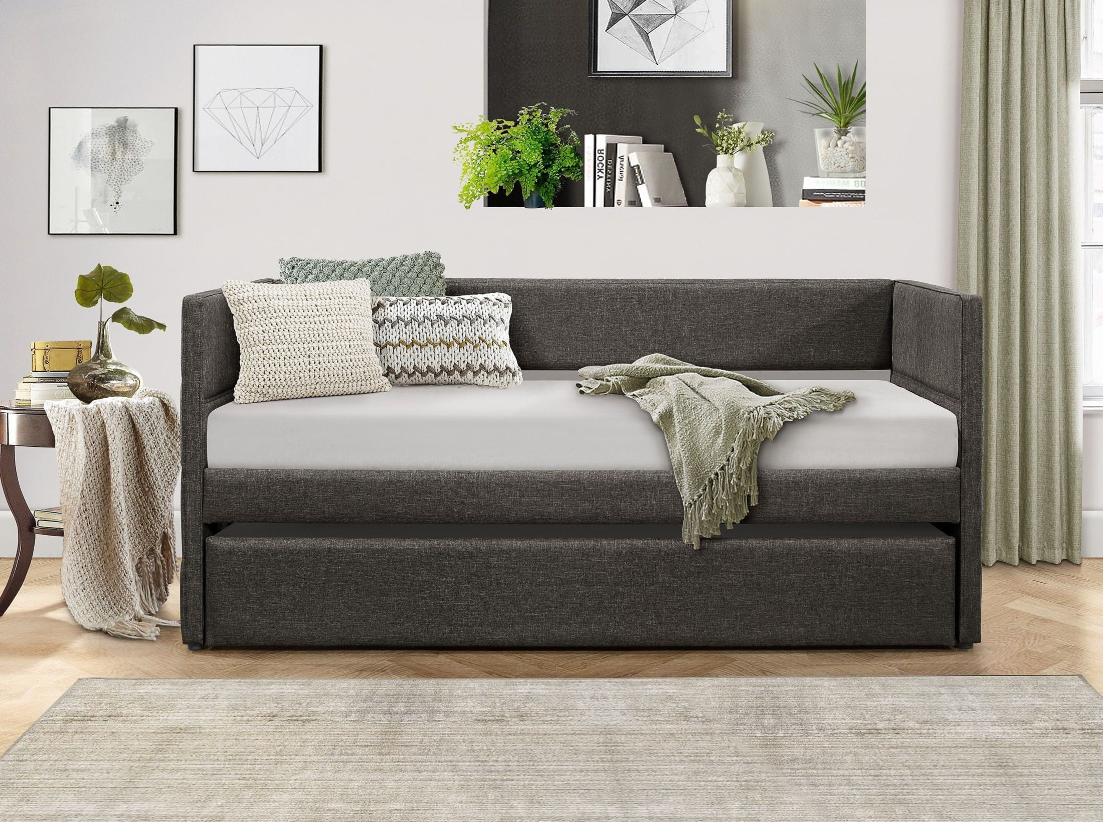Vining Dark Gray Daybed from Homelegance | Coleman Furniture