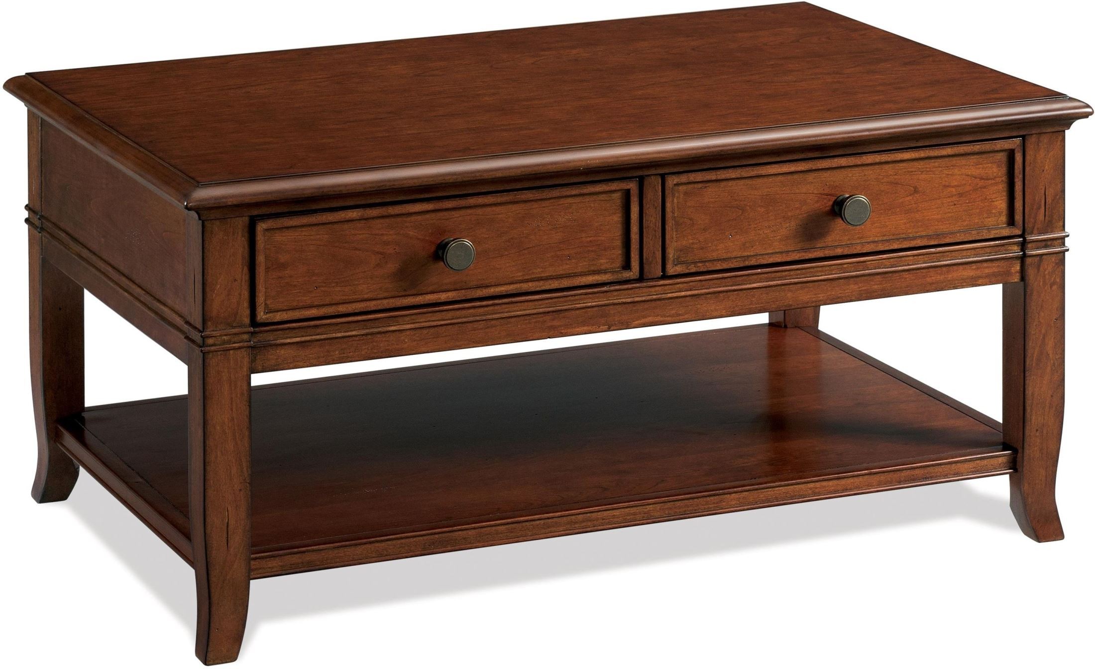 Campbell Burnished Cherry Cocktail Table from Riverside Furniture ...