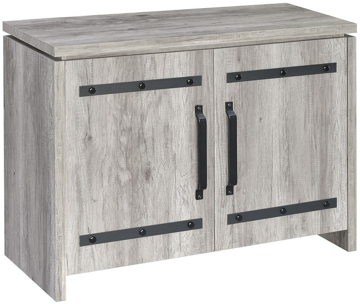 Rustic Grey Accent Cabinet from Coaster | Coleman Furniture