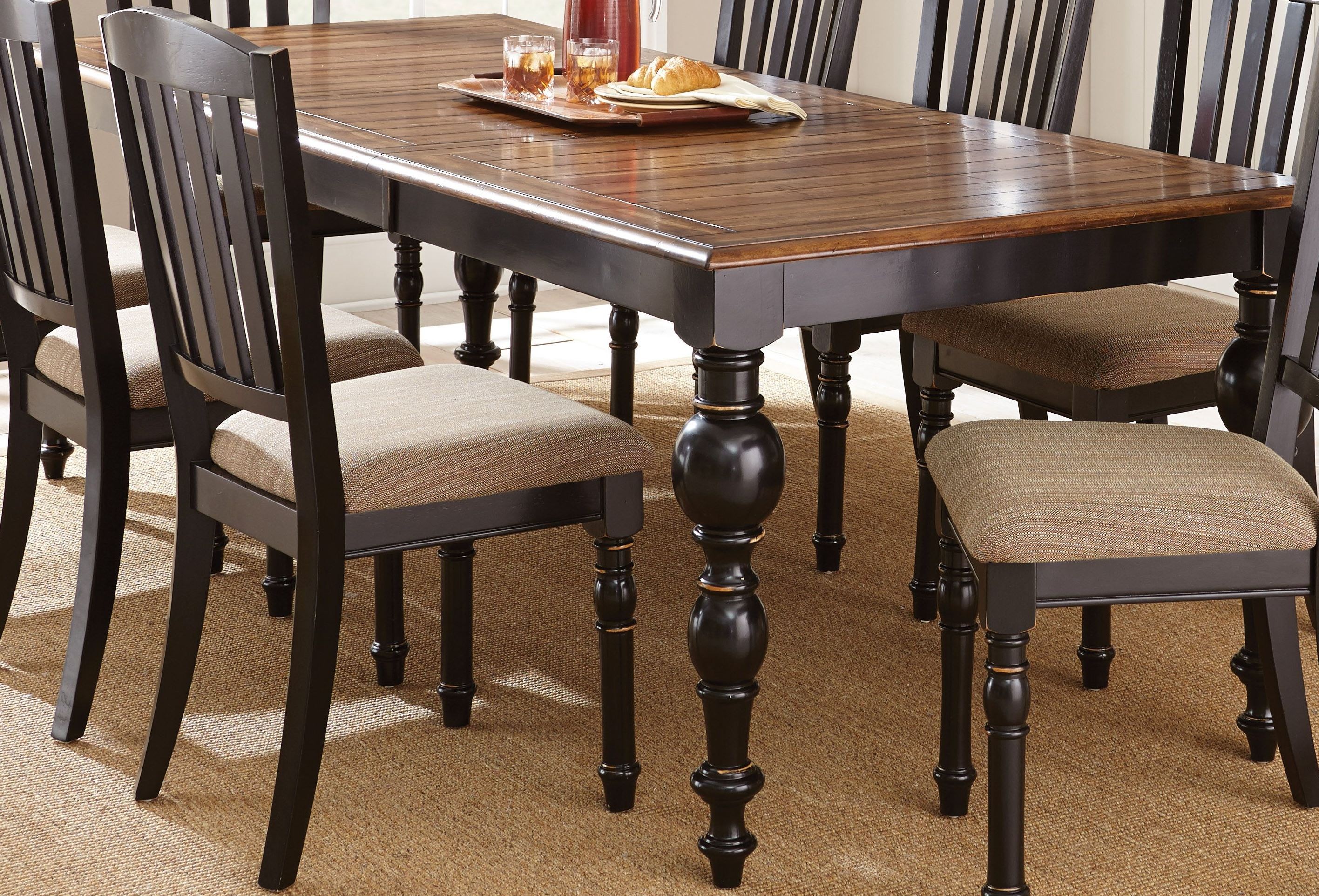 Carrolton Medium Oak Extendable Rectangular Dining Table from Steve ...