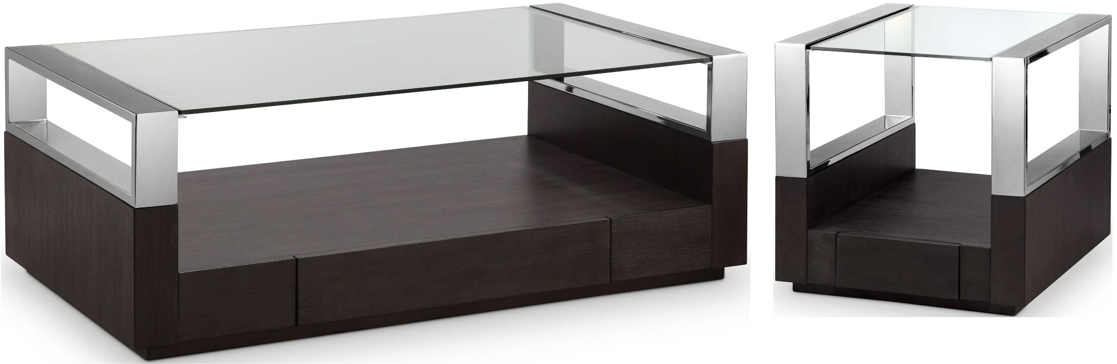 Revere Graphite Rectangular Occasional Table Set from Magnussen Home ...