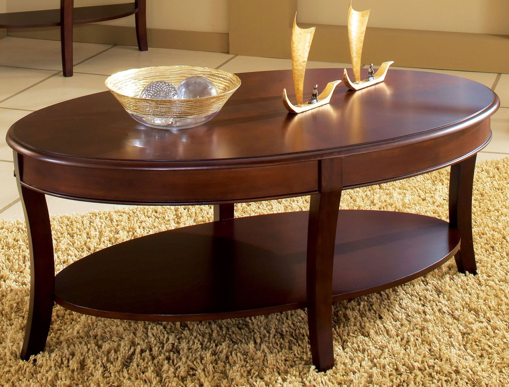 Troy Medium Brown Cherry Cocktail Table from Steve Silver (TY100C ...
