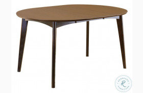 Malone Dark Walnut Extendable Round Dining Room Set from Coaster (105361) | Coleman Furniture