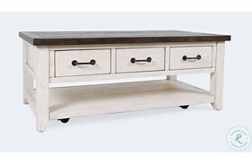 Madison County Vintage White 3 Drawer Occasional Table Set from Jofran ...